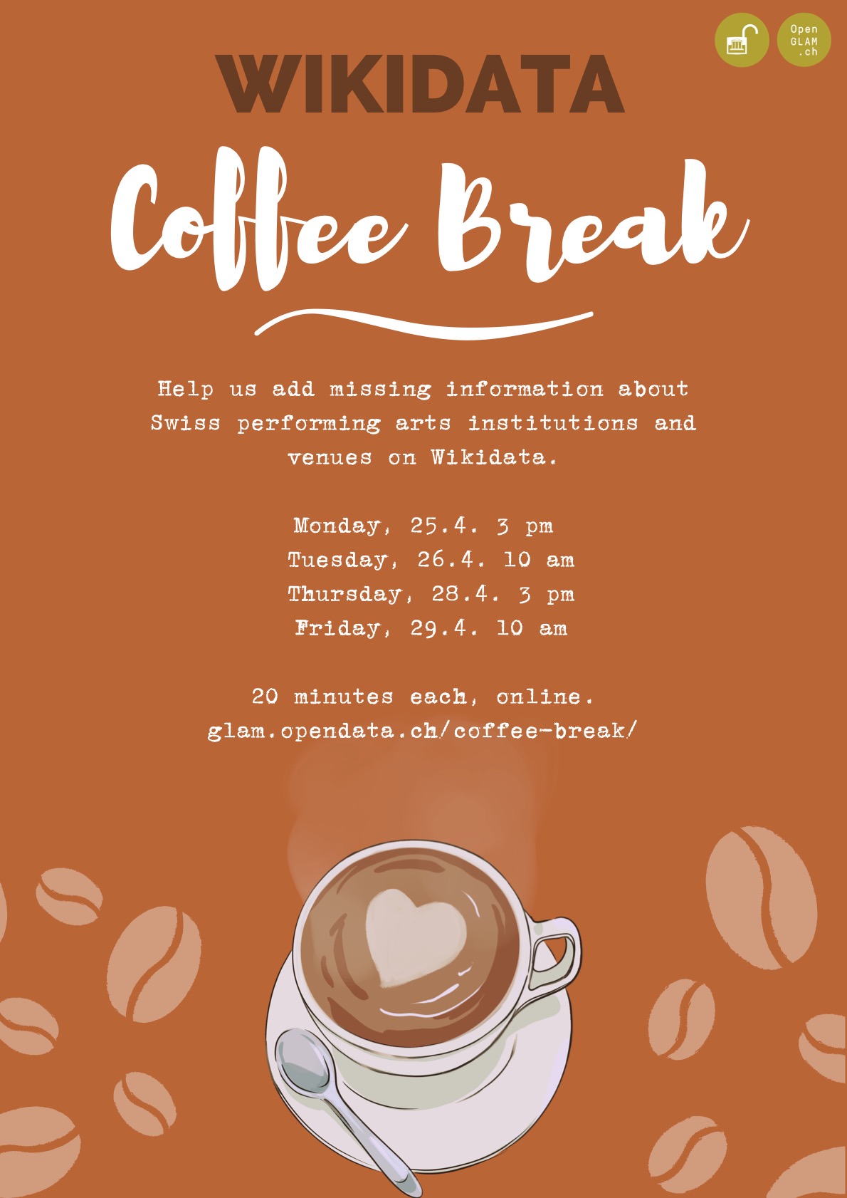 Opendata.ch Open GLAM Working Group » Wikidata Coffee Break April 22